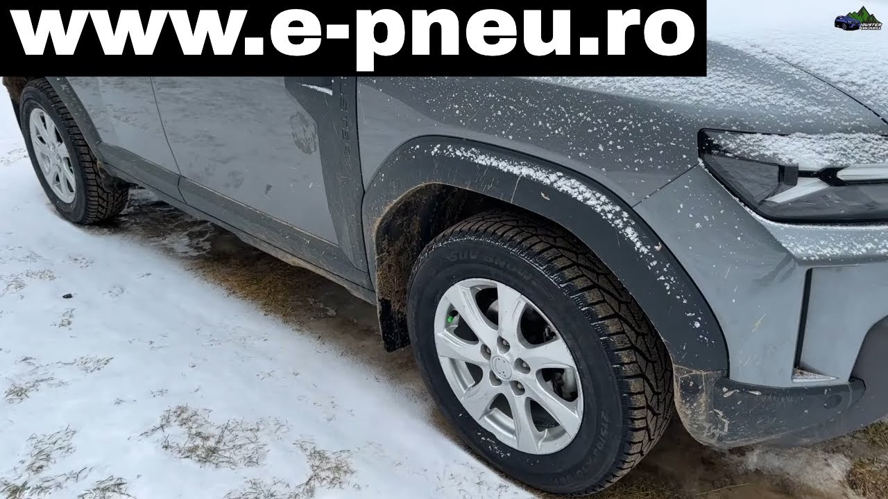 Winter Tires on New Dacia Duster 2024 | e-pneu.ro - YouTube