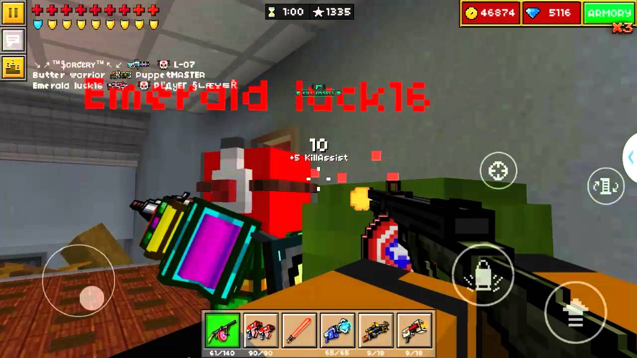 Pixel Gun 3D- Top 5 Best Maps 2016! - YouTube