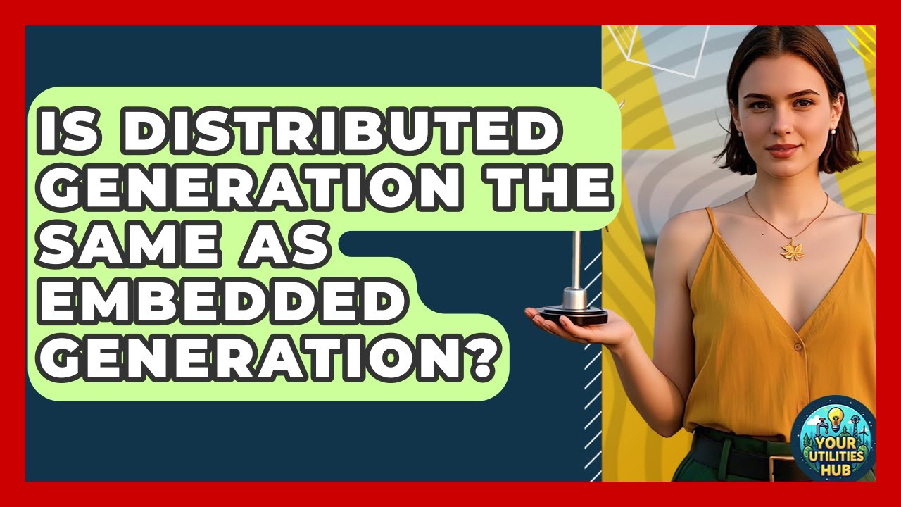 Is Distributed Generation the Same as Embedded Generation? - Your Utilities Hub - YouTube