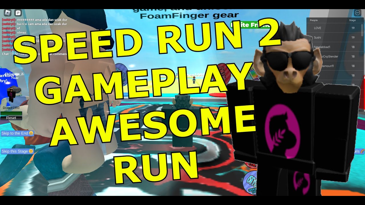 AWESOME RUN ON SPEED RUN 2 2024! MASTER THE FASTEST ROUTES AND TIPS TO ...