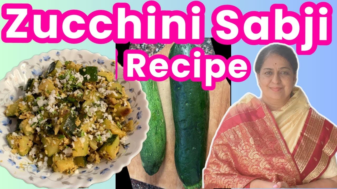 Zucchini tasty sabji recipe - झुकिनी ची भाजी - YouTube
