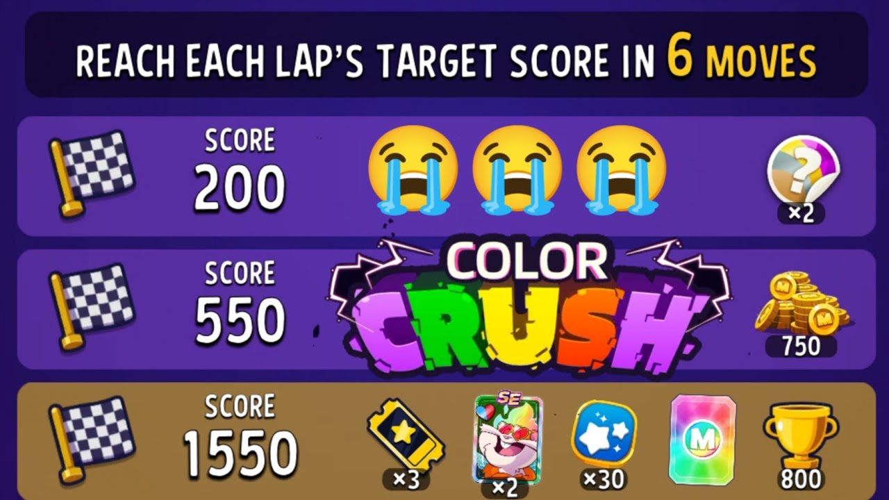 match masters solo challenge color crush 1550 score | match masters ...