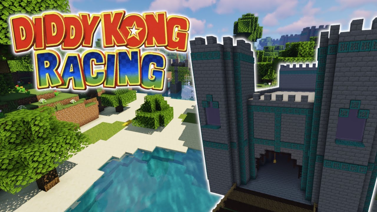 (Diddy Kong Racing) Boulder Canyon in Minecraft! - YouTube