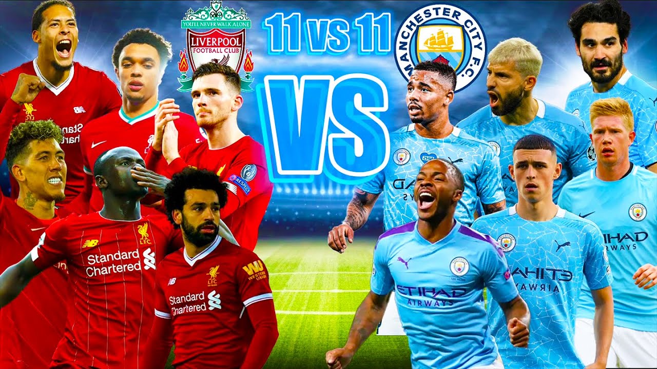 Liverpool 2021 vs Manchester City 2021 ( Salah, Firmino, Van Dijk - De ...