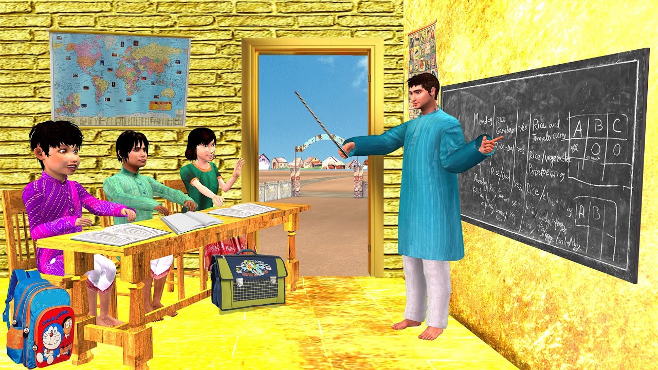 Magical Golden School Garib Ka Golden School Hindi Kahani Hindi Moral ...