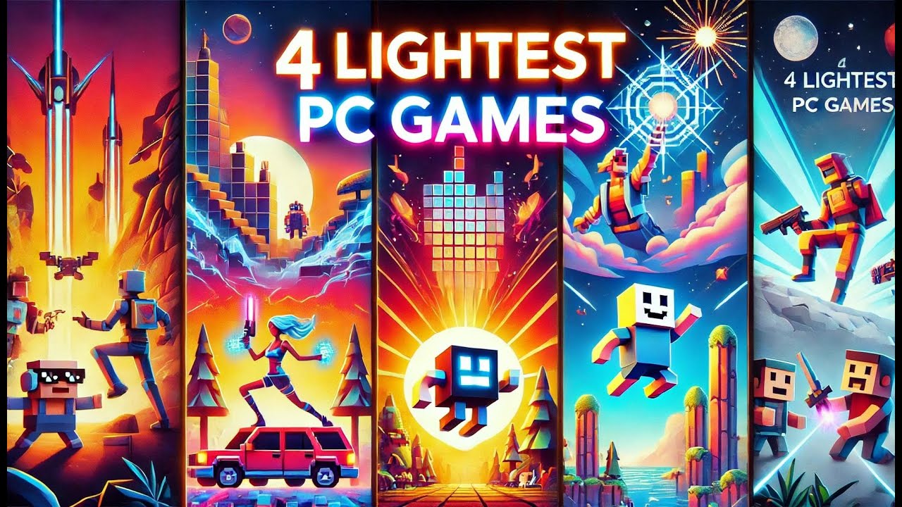Top 4 Ultra-Light PC Games for Smooth Performance on Low-End PCs - YouTube