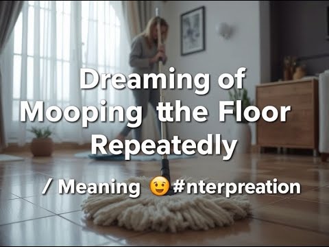 Dream Meaning of Mopping the Floor Repeatedly - YouTube