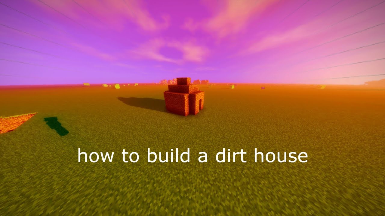 How To Build a Dirt House - YouTube