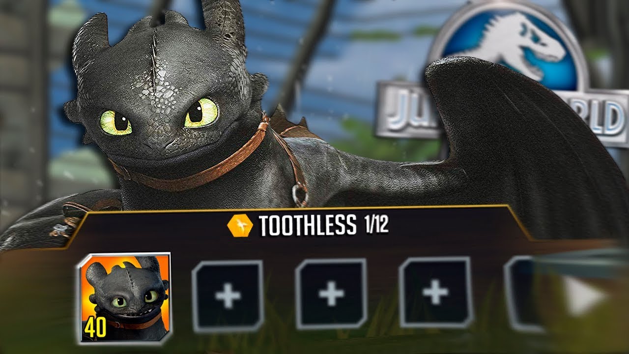 TOOTHLESS THE DRAGON JOINS THE DINOSAURS? - Jurassic World - The Game ...