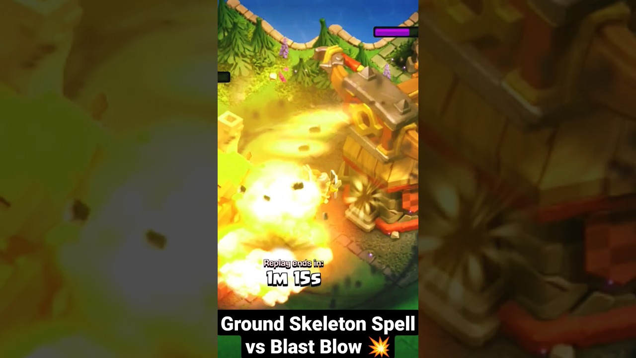 Skeleton Spell vs Blast bow in Capital raid 🔥 #capital #blastbow #spell ...