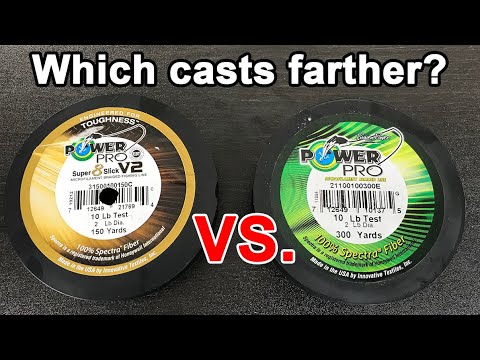 PowerPro Slick V2 vs PowerPro Original (New Fishing Line Experiment ...