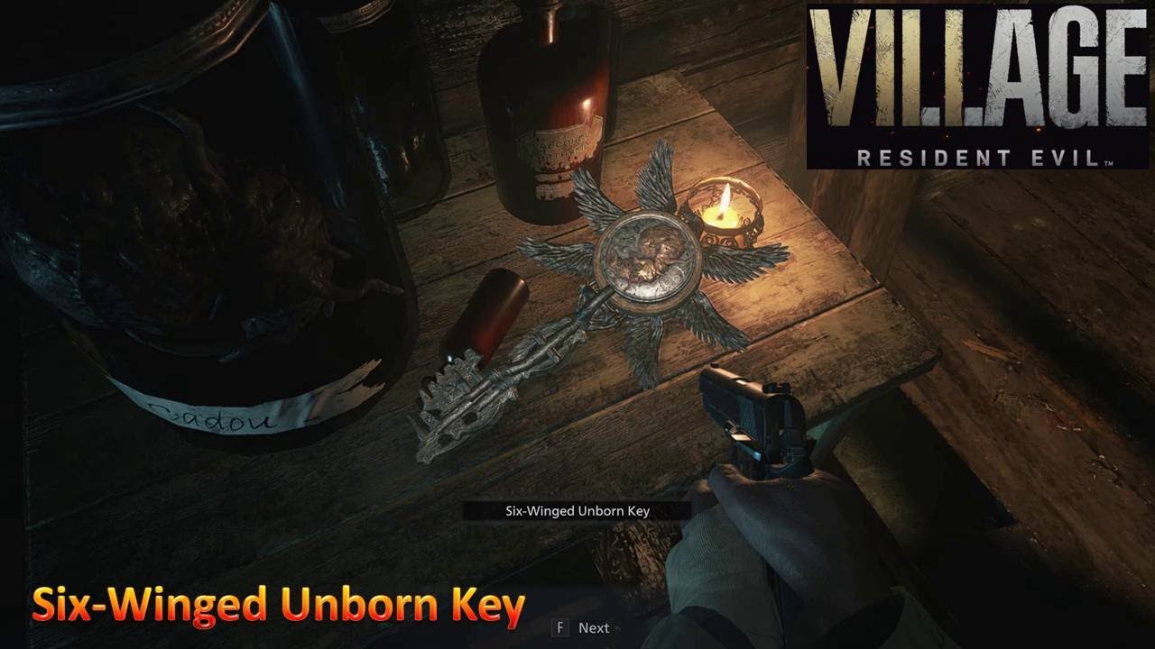 Resident Evil Village - Six Winged Unborn Key - YouTube