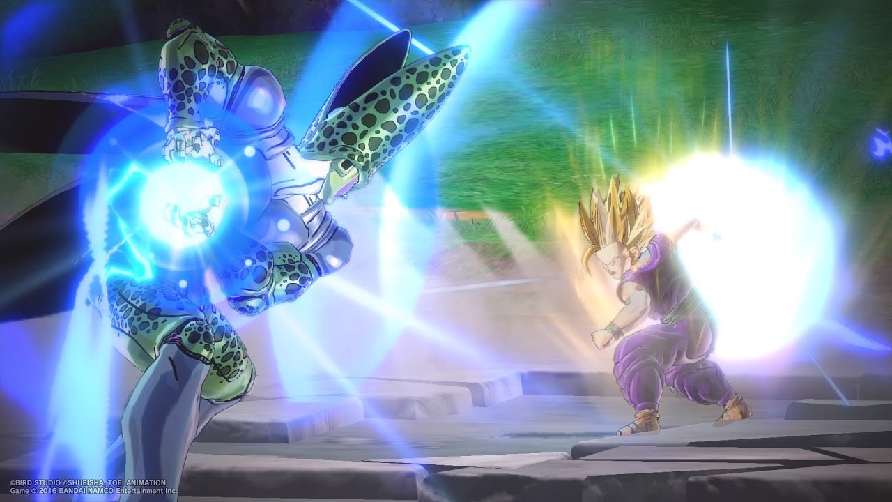 GOHAN SUPER SAIYAN 2 VS CELL | RECREANDO COMBATES ÉPICOS | Dragon Ball ...