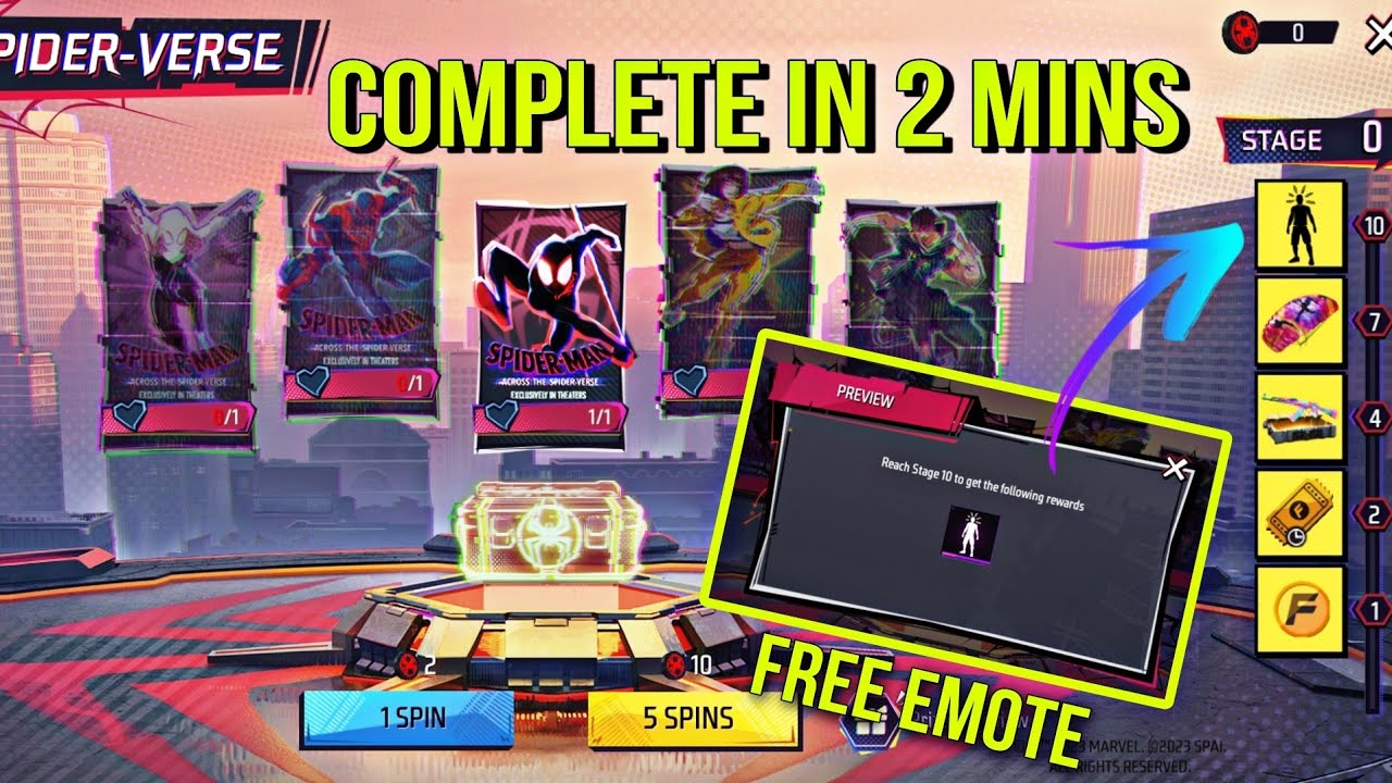 Free Spider Man Emote - How to complete spider sense free Emote event ...