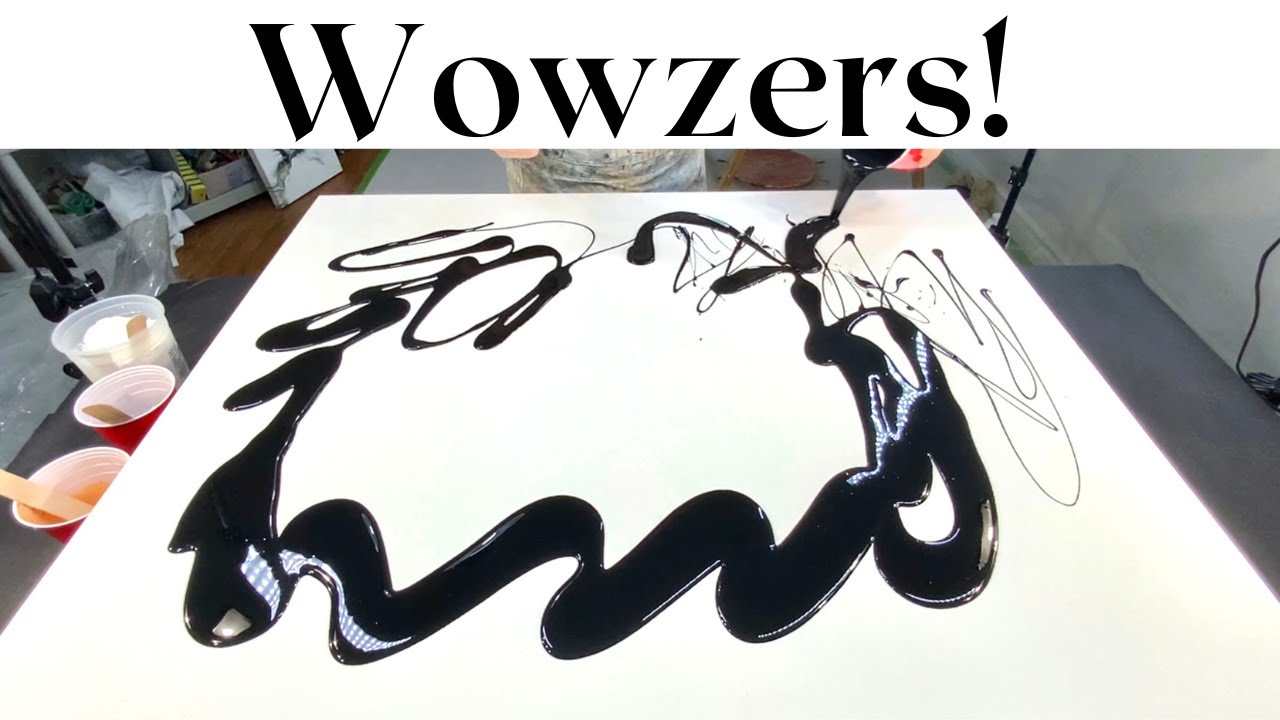 Blow Dryer Painting Technique with Step by Step Tutorial #324 - YouTube