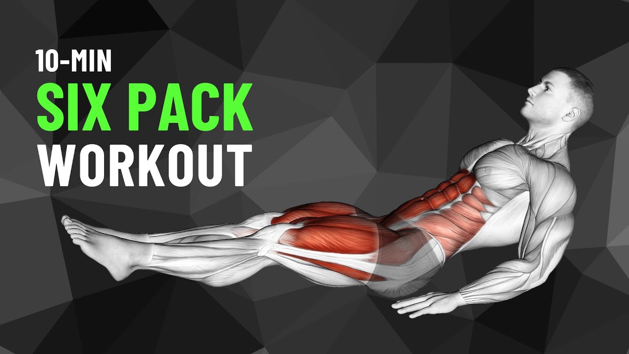 10-MIN Six Pack ABS Workout At Home | 6 Pack | HIIT Core Workout ...