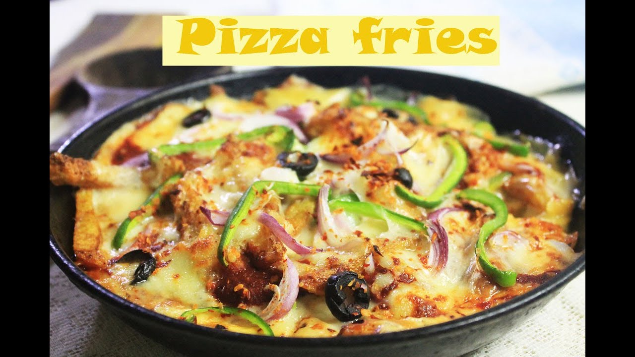 HOMEMADE PIZZA FRIES RECIPE BY MY KITCHEN SNAPS | LEARN TO MAKE PIZZA ...