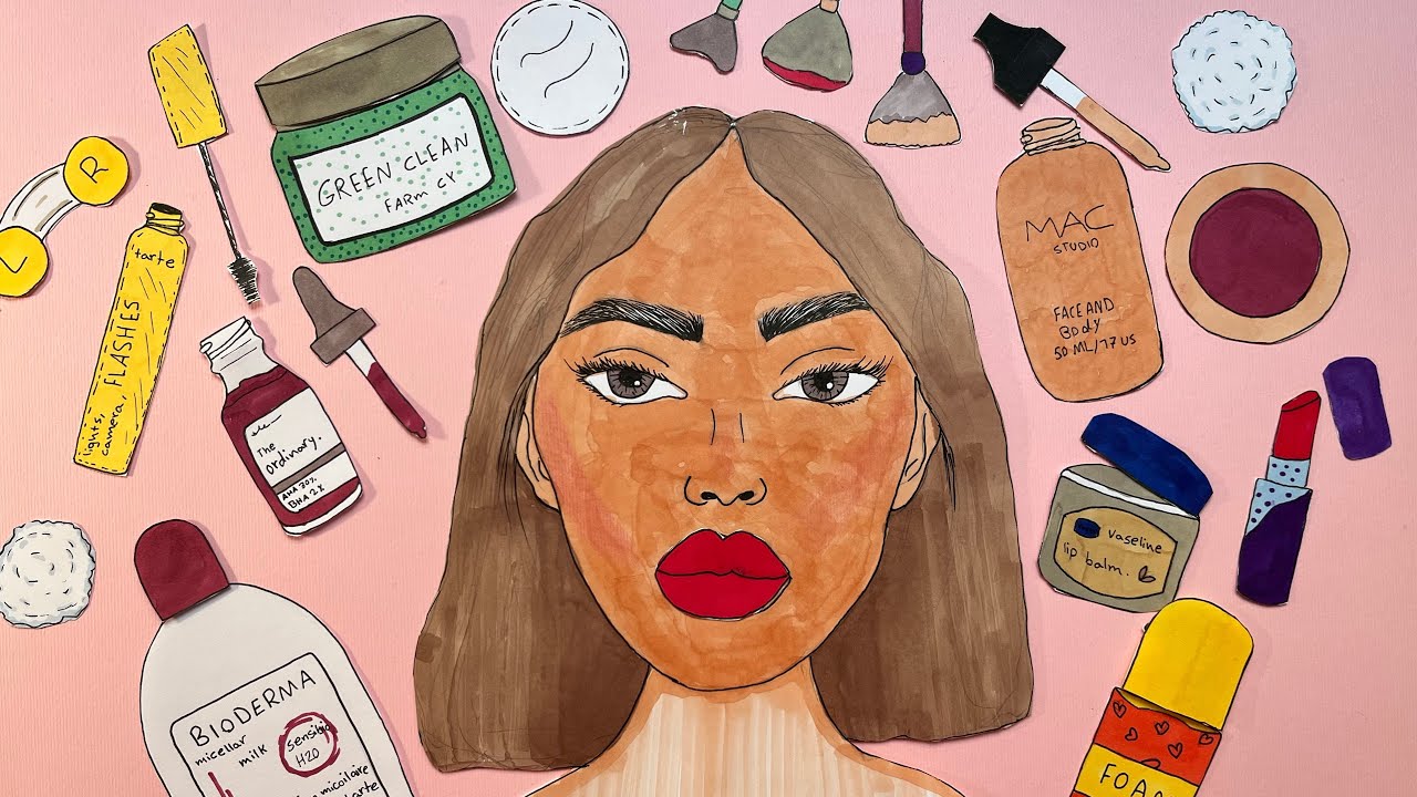 👄PAPER DIY💄MAKEUP & SKINCARE WITH PAPER COSMETICS. - YouTube