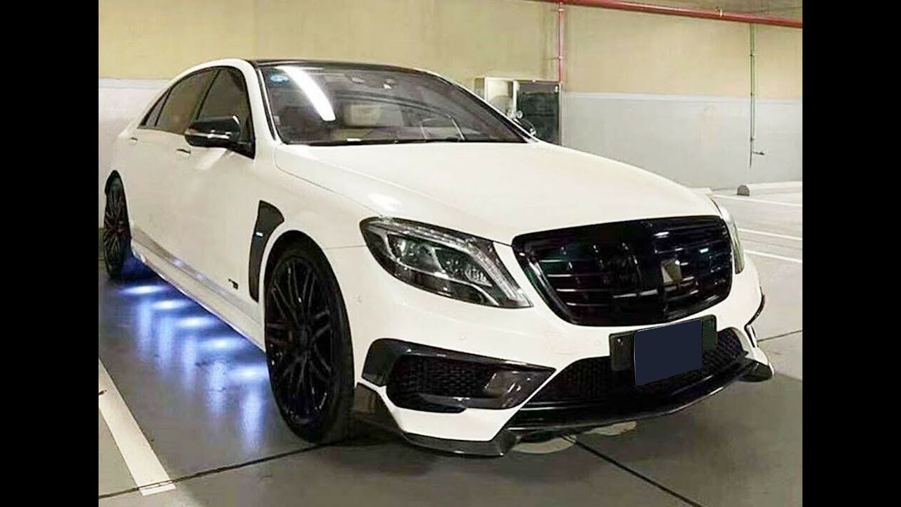 Mercedes Benz W222 S63 AMG Pre-facelift Carbon Fiber Front Bumper Lip ...