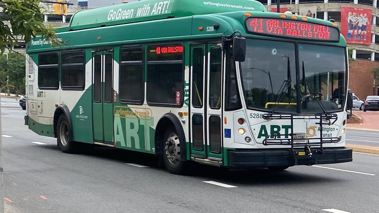 Retired Arlington transit 2008 35 -LFW #5288 route 41 Arlington mill ...