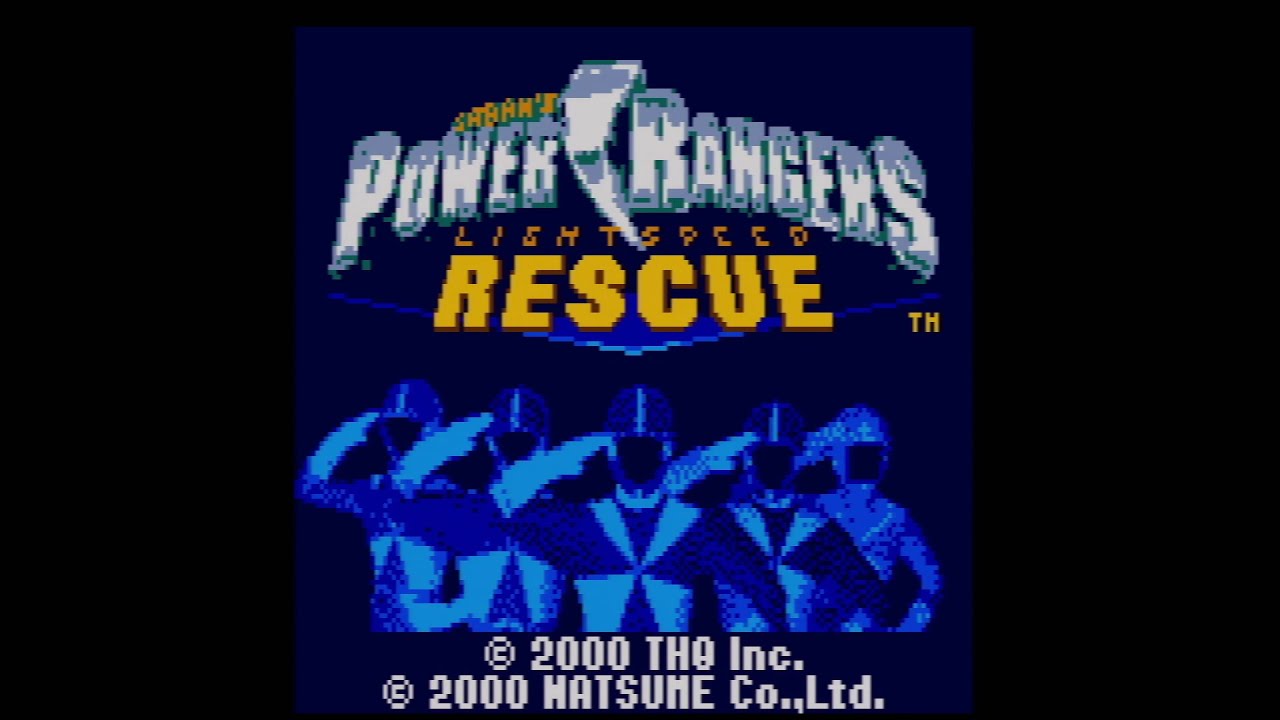 Power Rangers Lightspeed Rescue / Gameboy Color/ Gameboy Player/ RGB ...