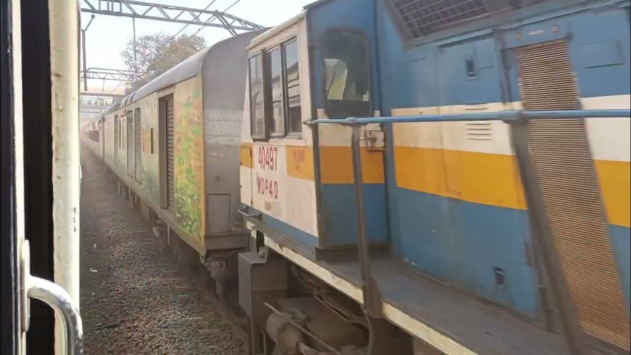 16587/Yesvantpur - Bikaner Express led by KJM WDP 4D crossing Ambernath - YouTube