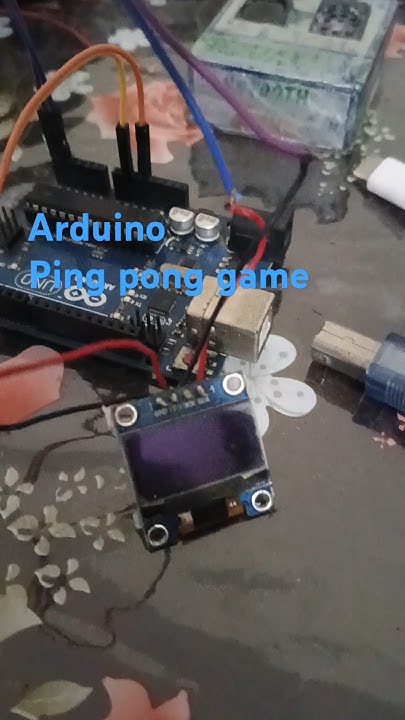 Ping pong game.... Made by arduino uno... #project #viralshorts #experiment - YouTube