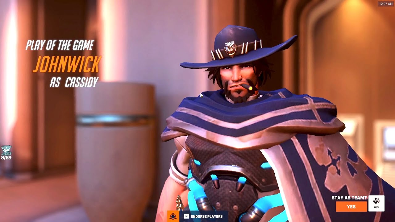 Iddqd Cassidy Is Strong Potg Overwatch 2 Top 500 Season 3 Youtube