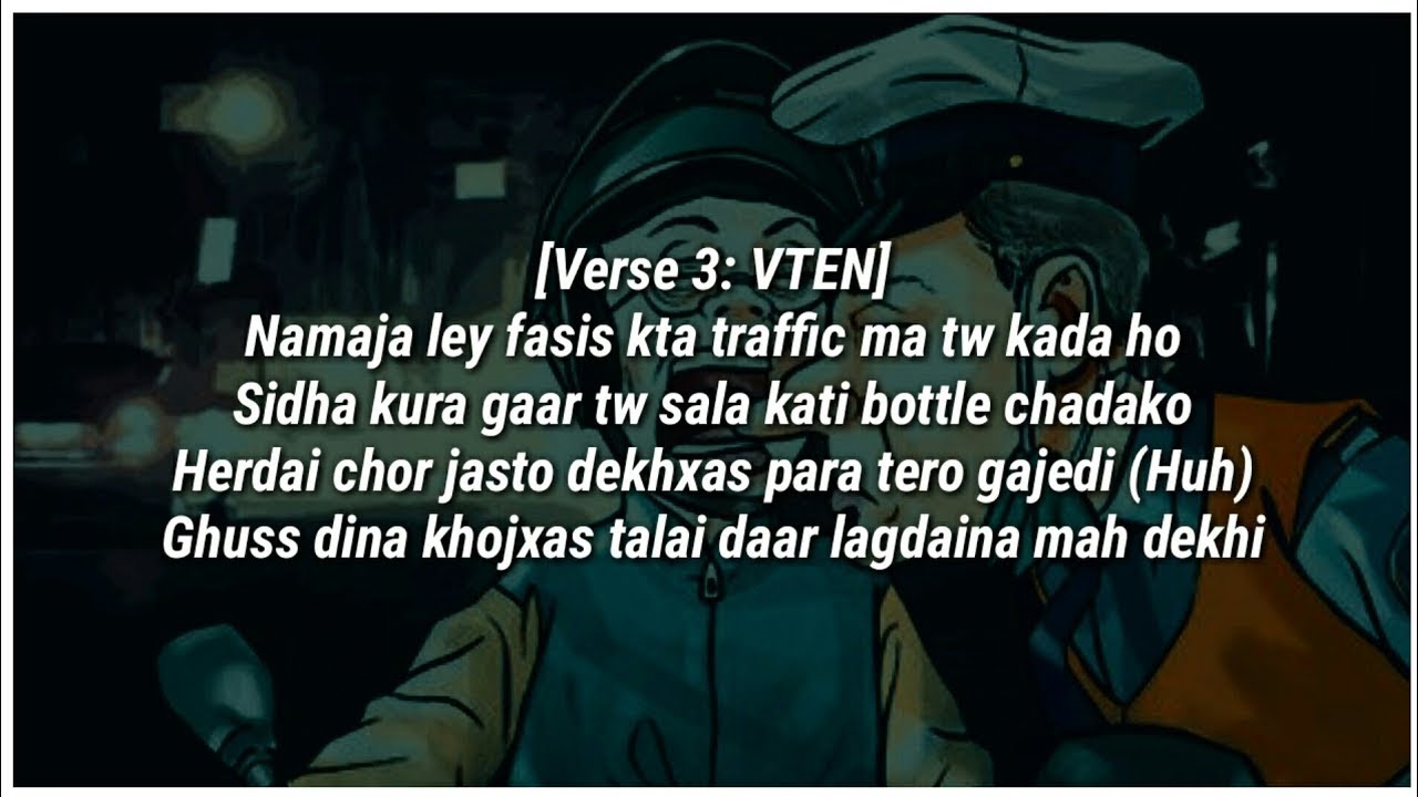 Vten Ma Pa Se Lyrics Ft Mana Shrestha Onelyrics Youtube