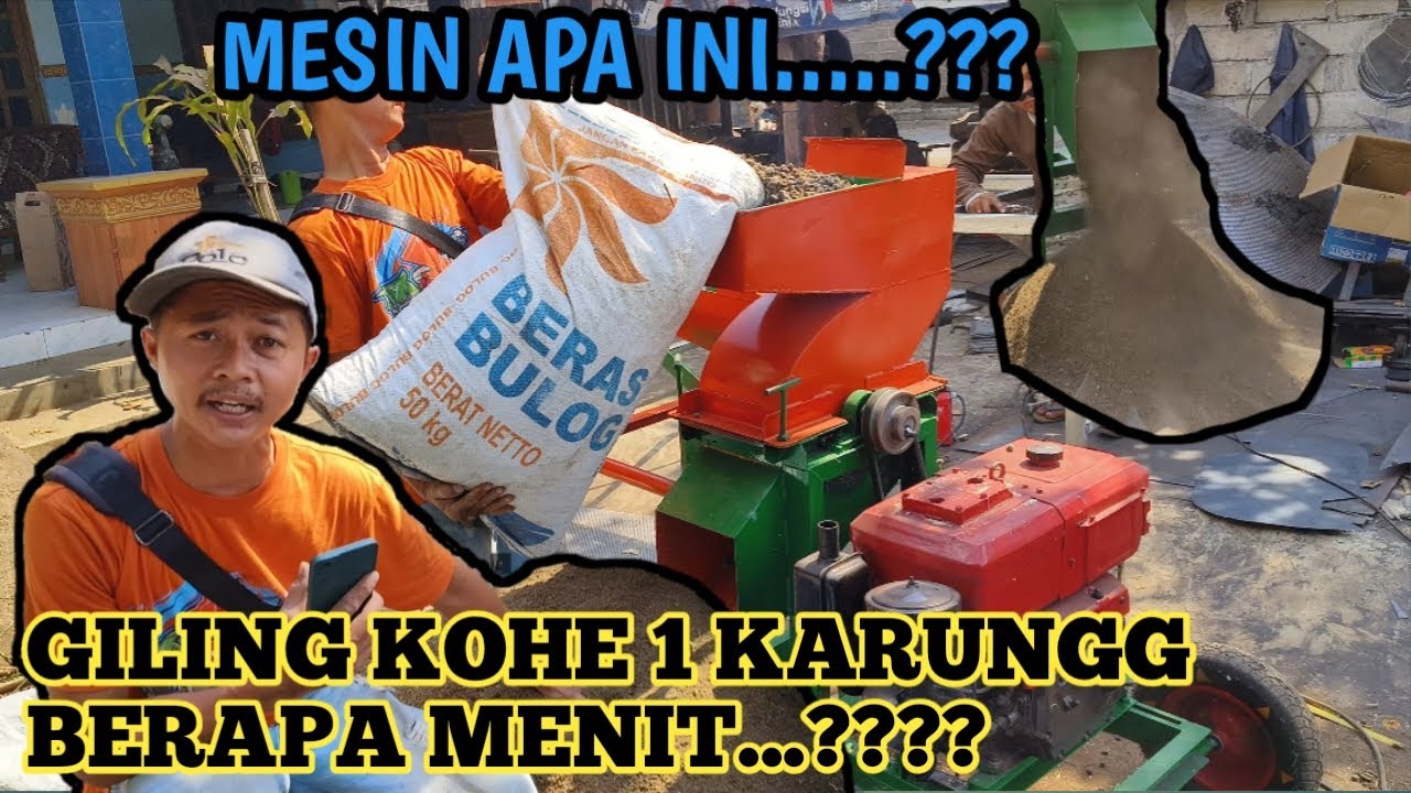 giling kohe kambing satu karung berapa menit.......? chopper Mutifungsi ...