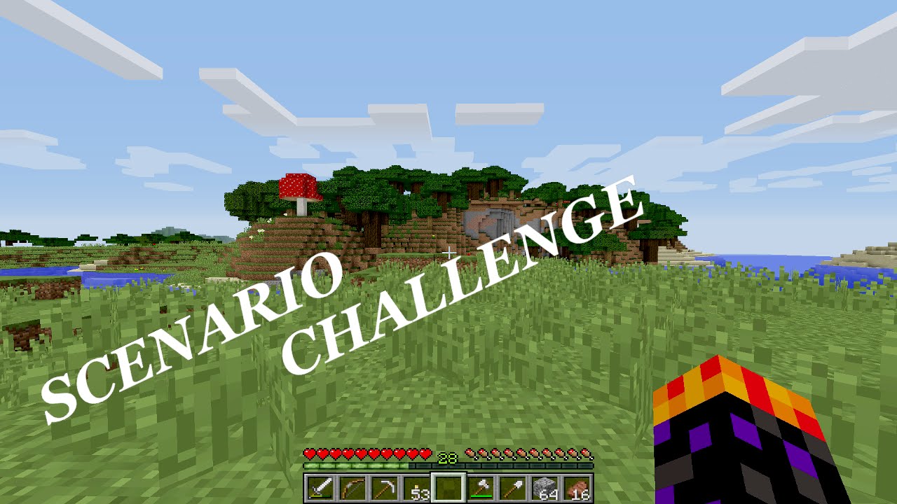 MINECRAFT SCENARIO CHALLENGE! - YouTube