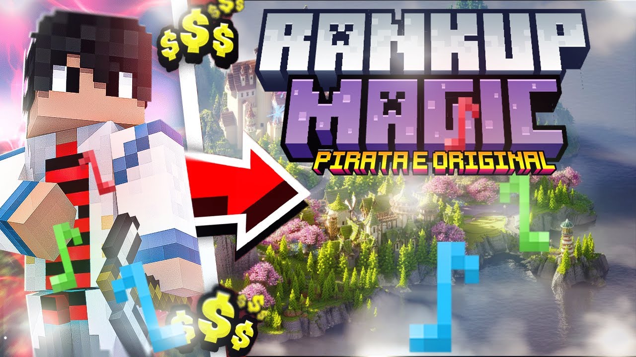 NOVO SERVIDOR de RANKUP MAGIC JAVA na 1.8.x com SPAWNERS, CAIXAS e BOSSES - Rede Neon - YouTube