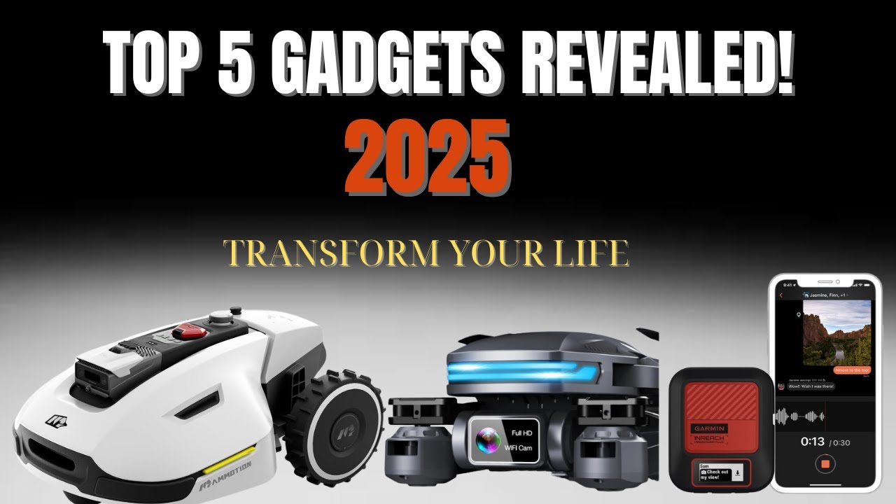 Discover The Top 5 Coolest Gadgets Of 2025 That Are Changing The Game ! - YouTube