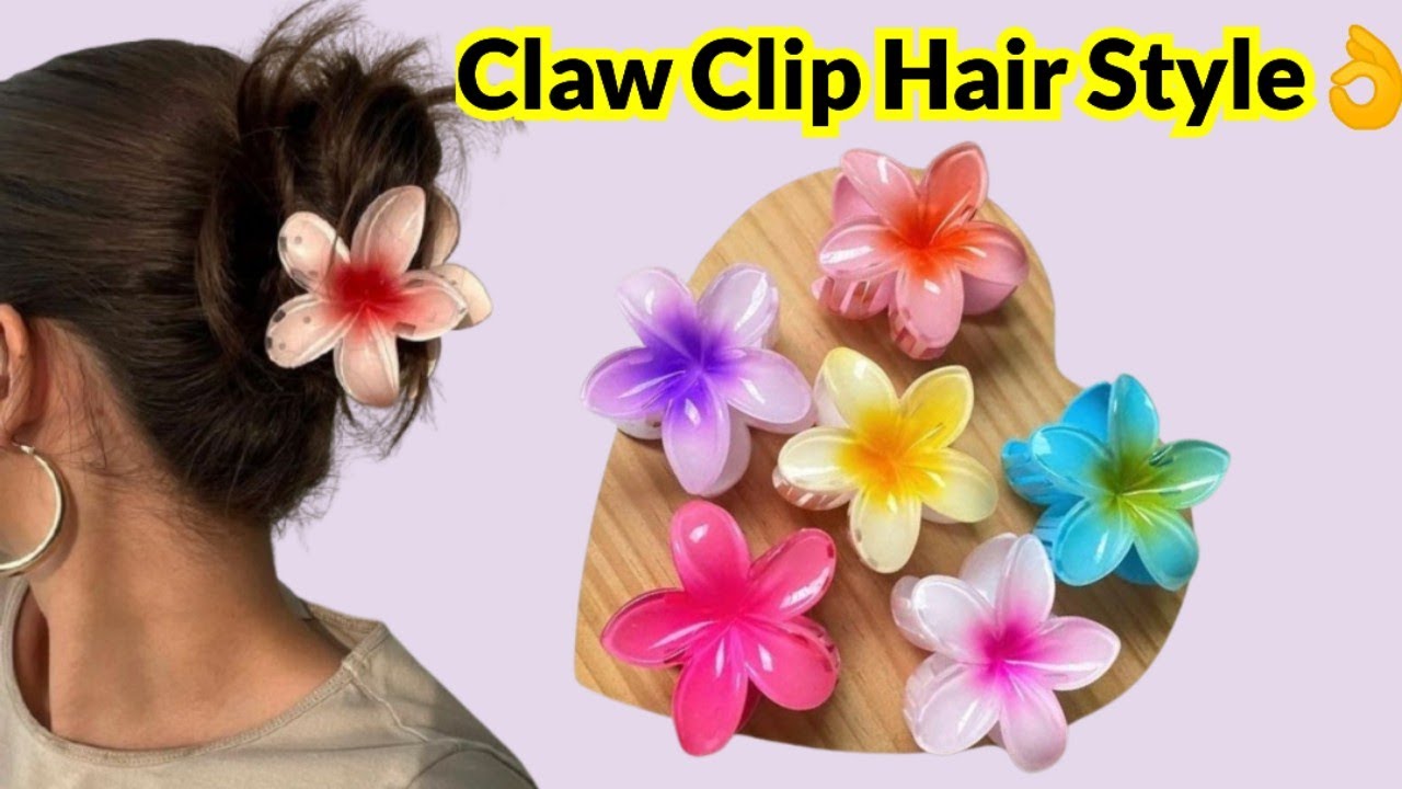 The VIRAL CLAW CLIP HACK!! How to tutorial | Viral claw clip hairstyle ...