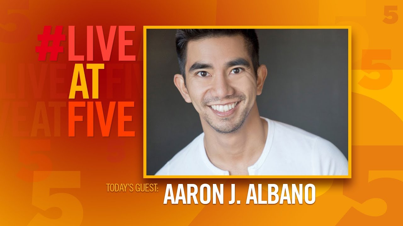 Broadway.com #LiveatFive with Aaron J. Albano of CATS - YouTube