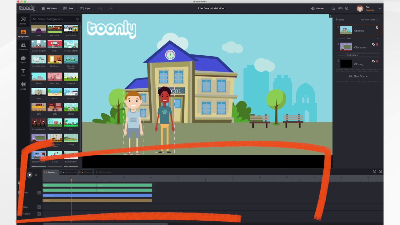 Toonly Tutorial: Toonly Interface - YouTube
