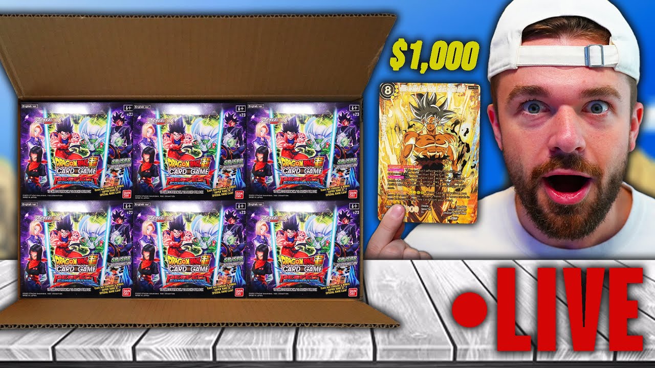 *LIVE* Opening 288 Dragon Ball Super Booster Packs In Search For The ...
