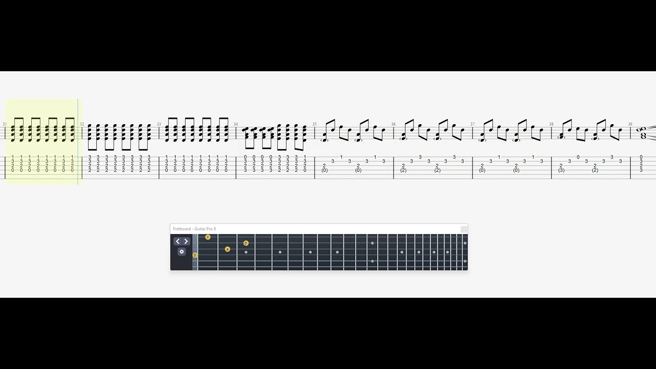 Marqueyssat, Thomas Ambiance GUITAR 1 TAB - YouTube