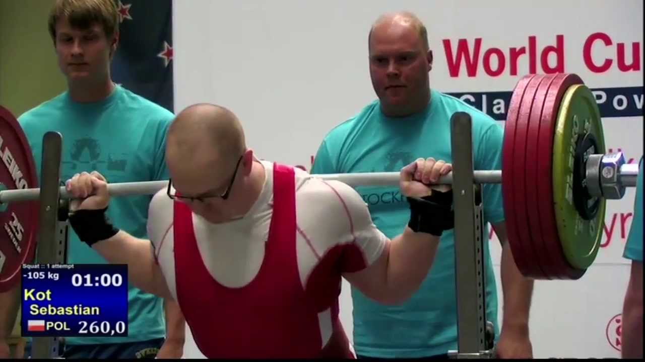 World Cup 2012 Classic Powerlifting Men -105 Squat - YouTube