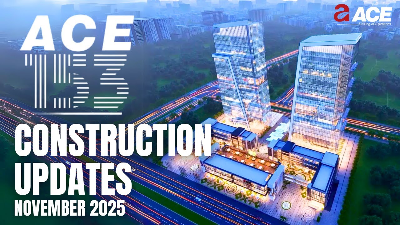 ACE 153 CONSTRUCTION UPDATE NOVEMBER 2025 | ACE Group India - YouTube