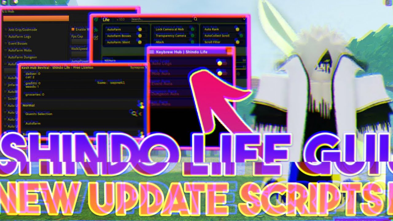 SHINDO LIFE Script | SHIDO GUI HACK AUTO FARM | AUTO BOSS EVENT | AUTO ...