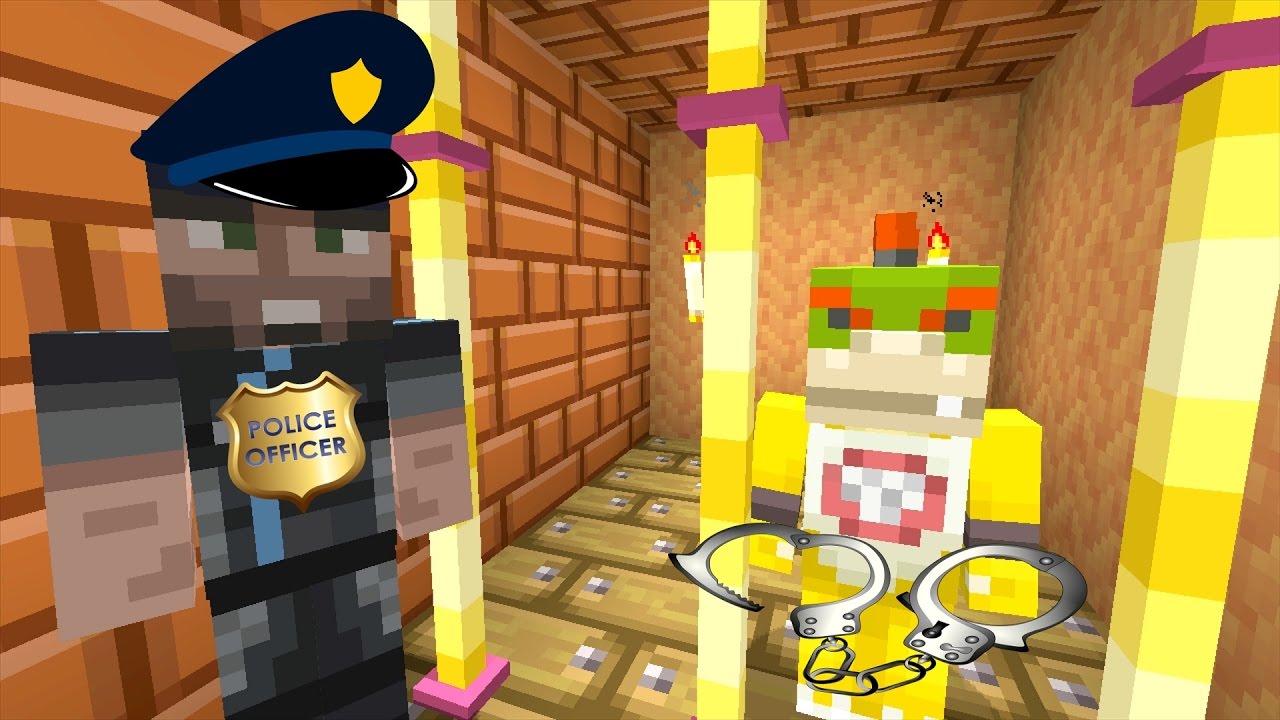Minecraft Wii U - Nintendo Fun House - BOWSER JR GOES TO JAIL! [52 ...