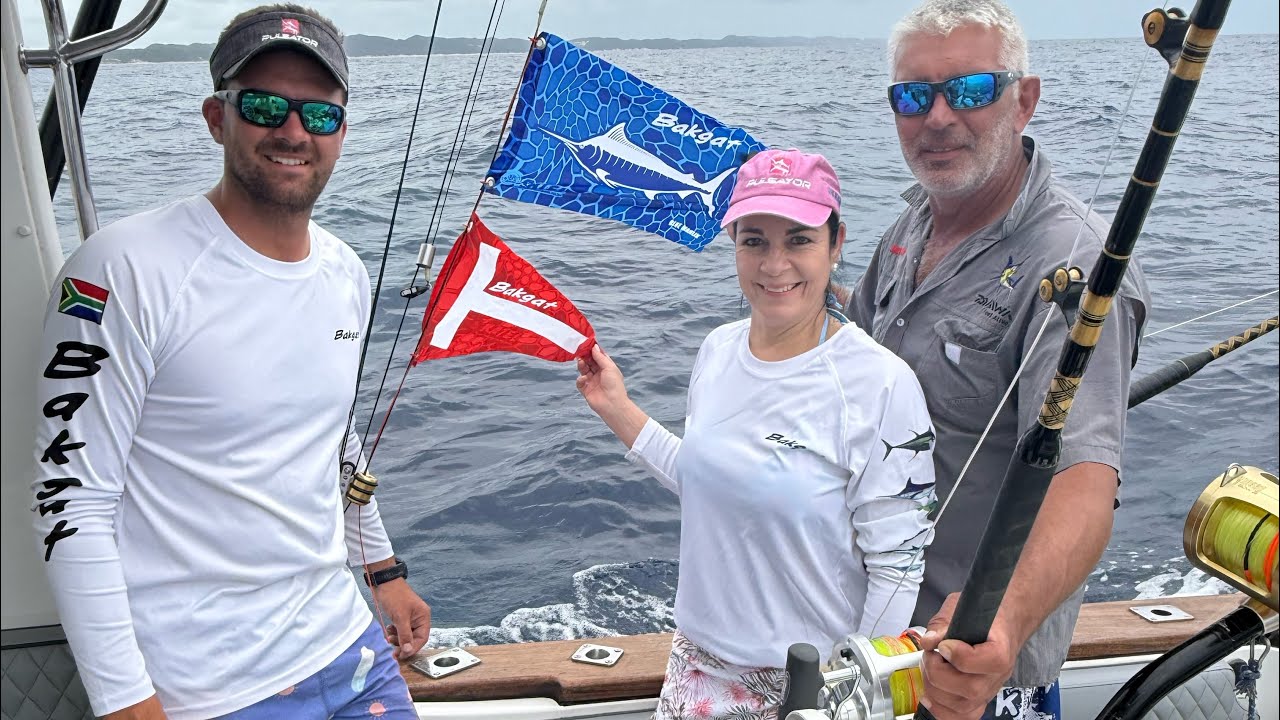 Blue marlin fishing with Wanda in Sodwana Bay - YouTube