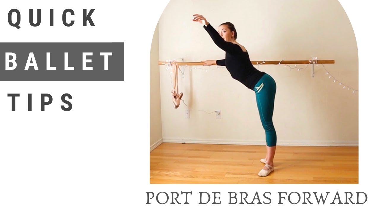 Quick Ballet Tips: Moving the hand in port de bras forward - YouTube