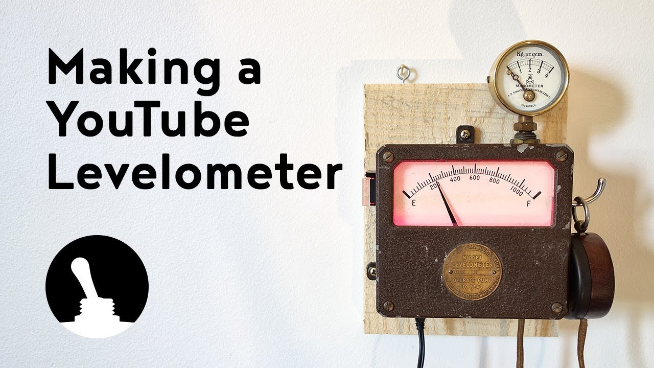 Making a YouTube Subscriber Levelometer - YouTube