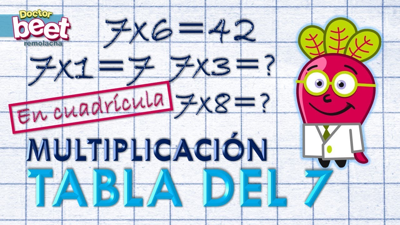 EDIFICIO DE LAS TABLAS DEL 7 MULTIPLICAR Educación Primaria - YouTube