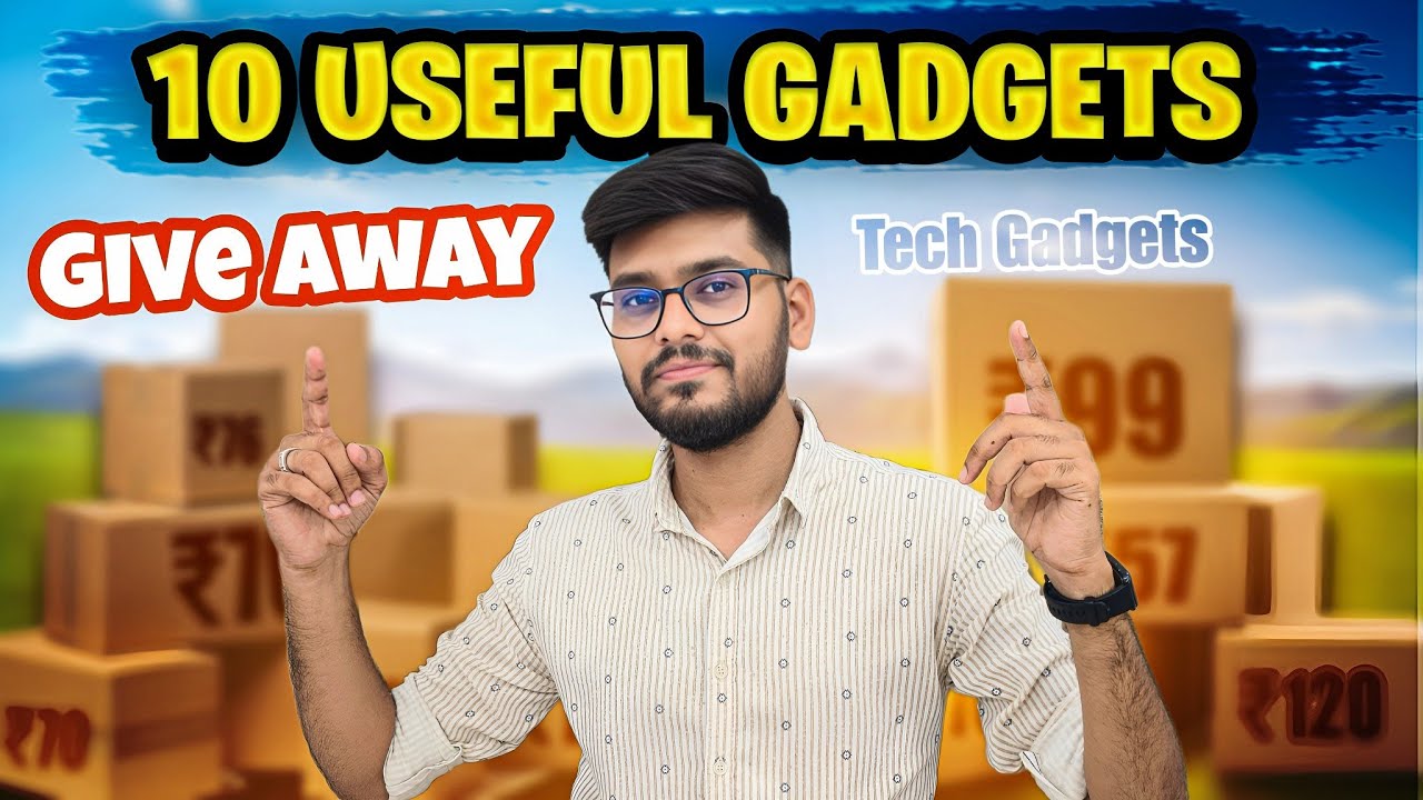 10 Most Useful Tech Gadgets | Useful Tech Gadgets | GiveAway - YouTube