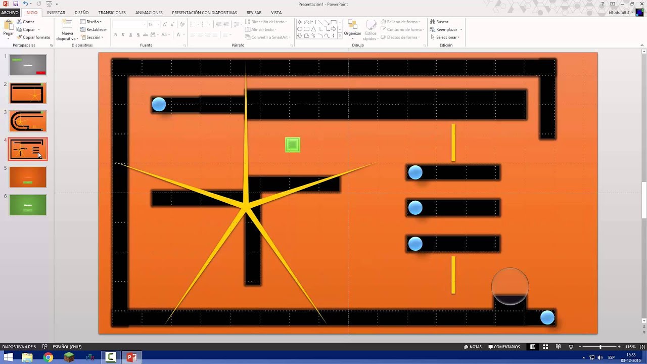 Cómo hacer un juego en Power Point | Cap.1 | Laberinto - YouTube