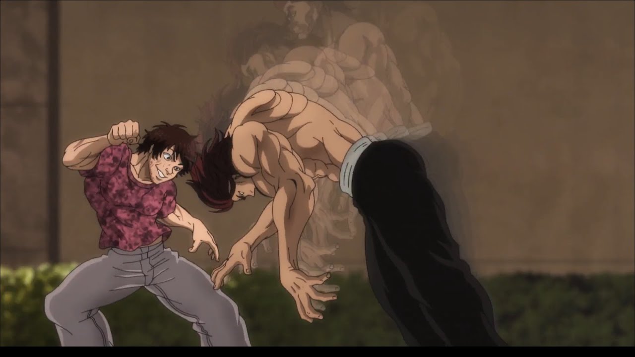 Baki Hanma | KNOCKS DOWN Yujiro Hanma | NO Cuts; Full Scene - YouTube