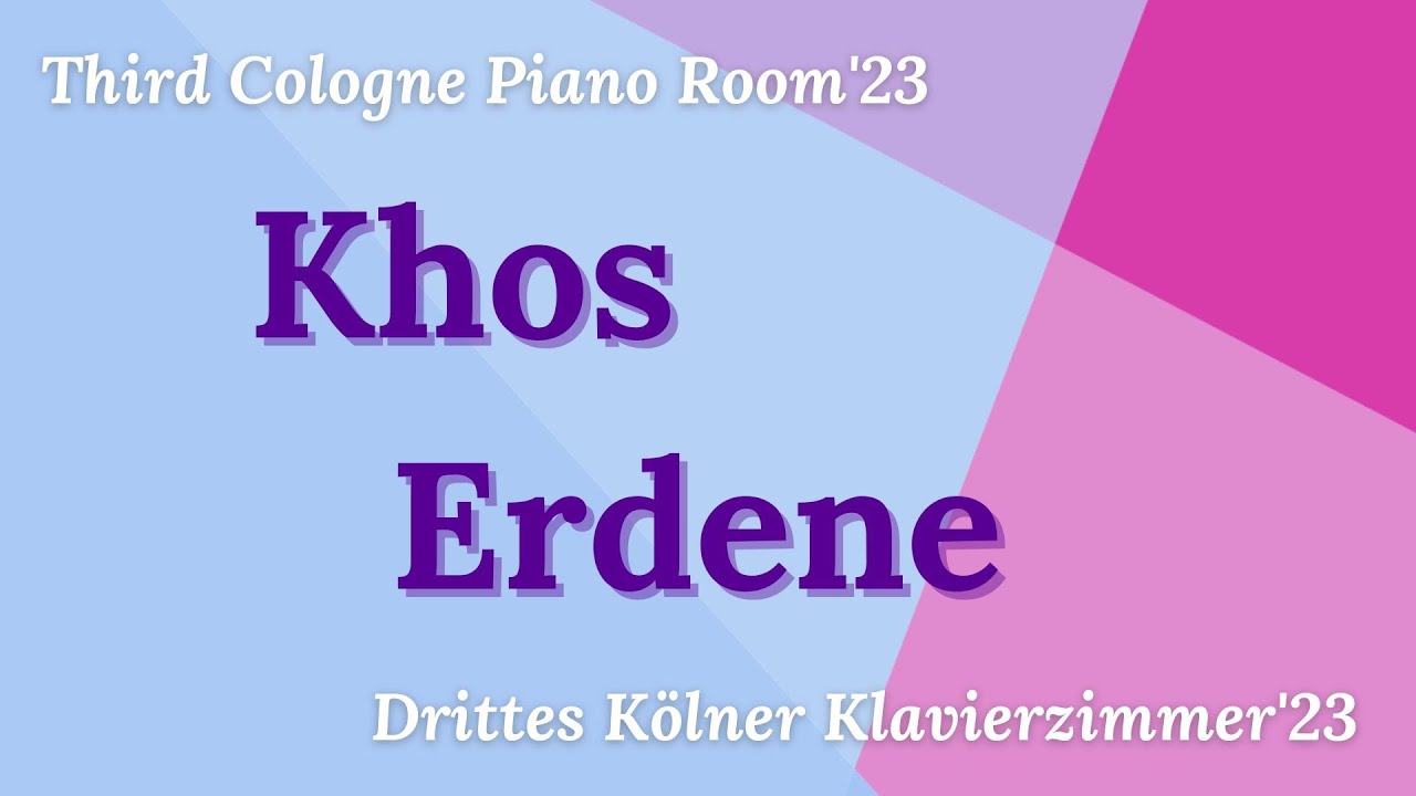 Khos Erdene I International Piano competition for Amateurs 2023 I Das dritte Klavierzimmer - YouTube